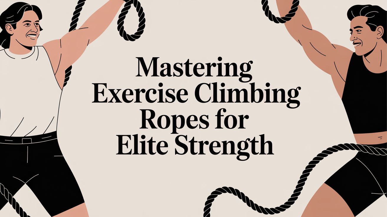 Mastering Exercise Climbing Ropes for Elite Strength – EVMT Brands